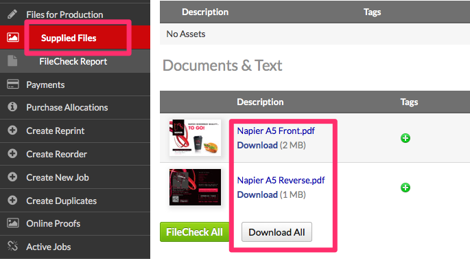 Files for Production > Supplied Files | w3pedia