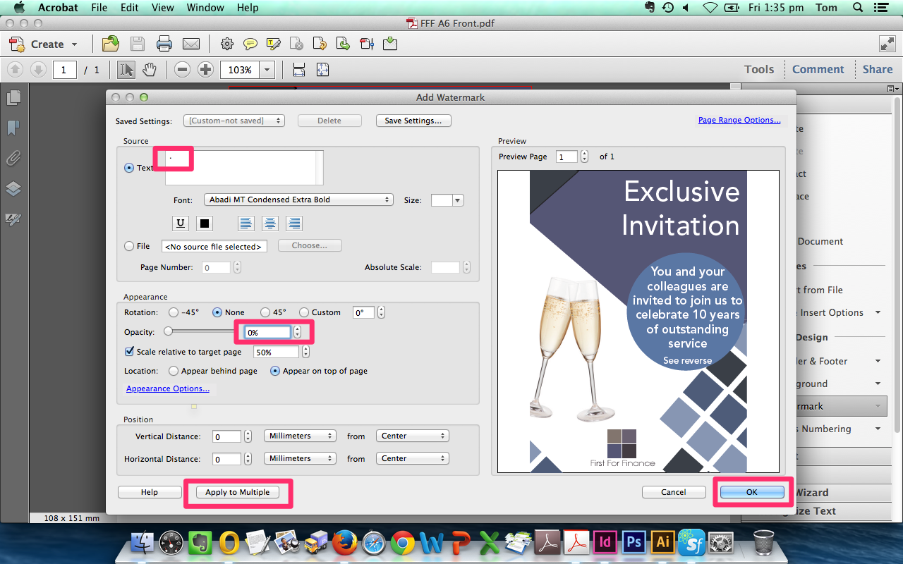 Convert Text To Outlines in Adobe Acrobat | w3pedia