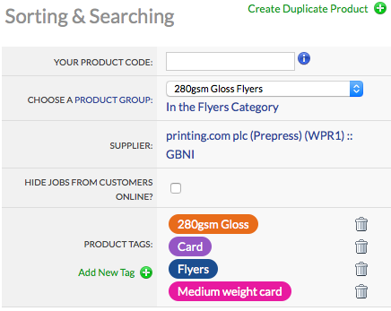 Examples of Popular Products Tags | w3pedia