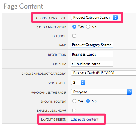Creating w3shop Pages (Page Types) | w3pedia