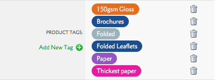 Examples of Popular Products Tags | w3pedia