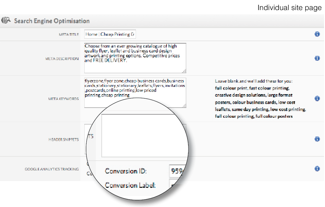 Conversion ID & Conversion Label | w3pedia