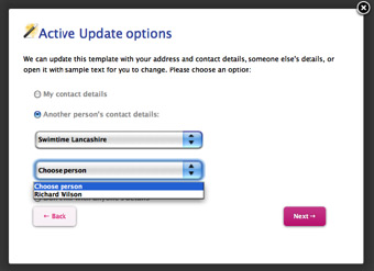Step 4 - Active Update fields | w3pedia