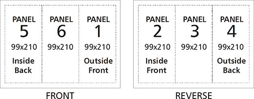 Z-folding Examples | w3pedia