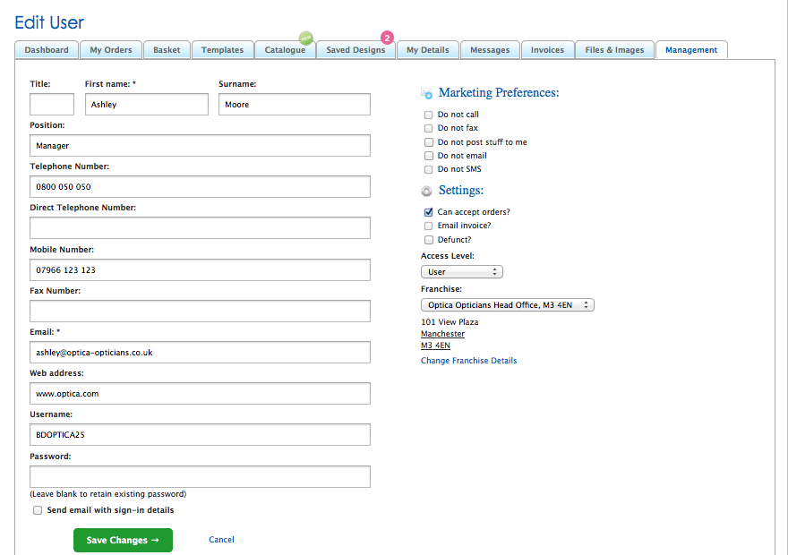 Updating Branch Details on BrandDemand | w3pedia