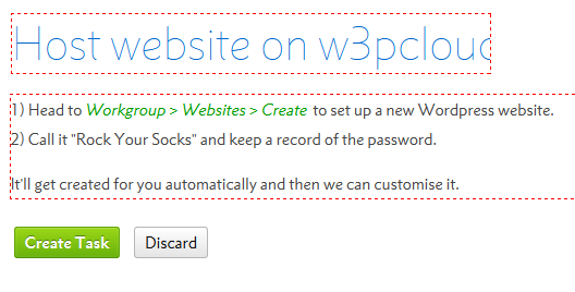 Creating & Updating Tasks | w3pedia