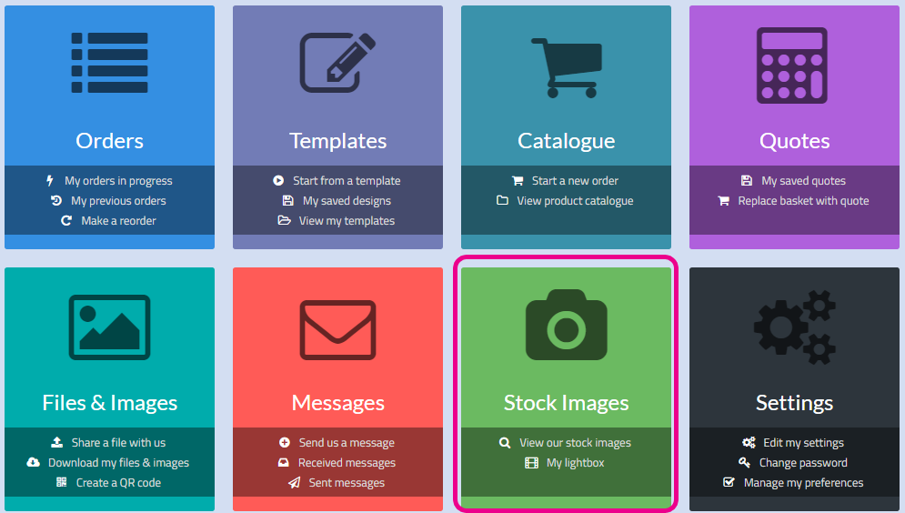 Stock Image Lightbox | w3pedia