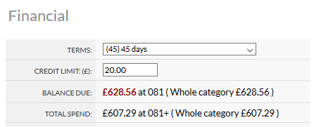 Customer credit & payment controls | w3pedia